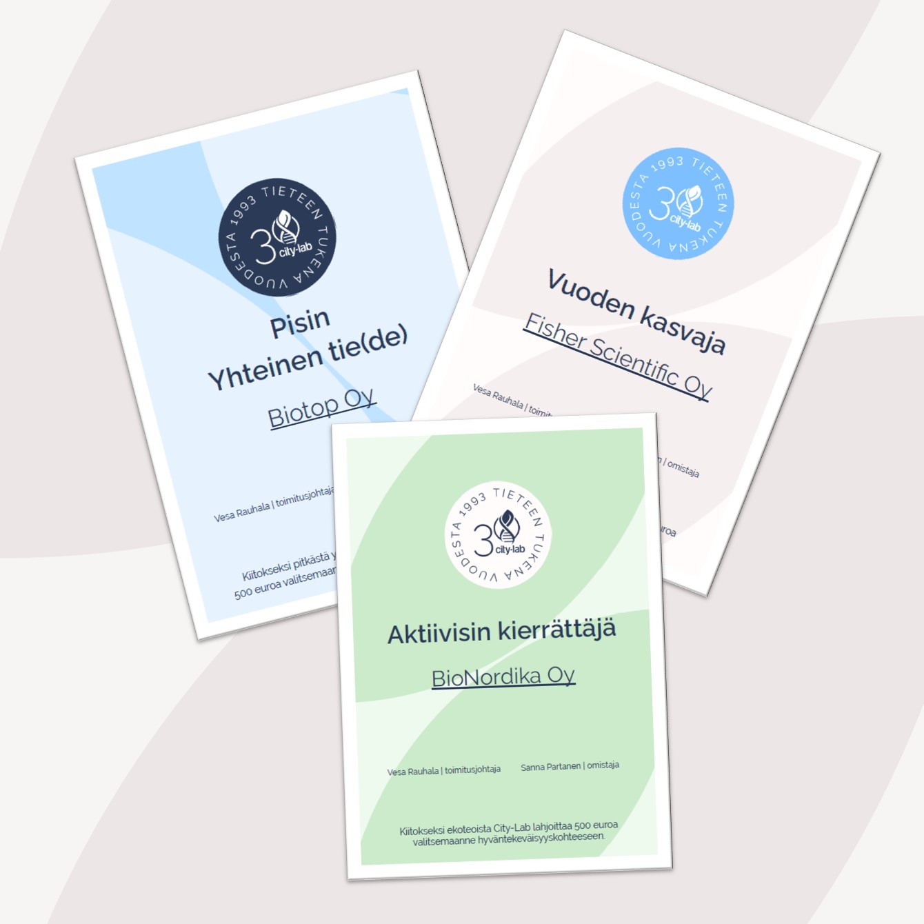 City-Lab 30 vuotta - juhlassa palkittiin kolme toimittajaa hyvästä ...